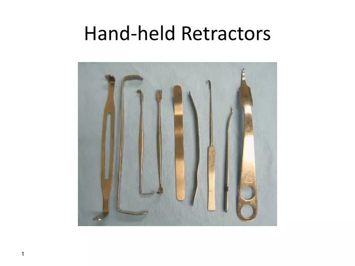 PPT - Hand-held Retractors PowerPoint Presentation, free download - ID ...