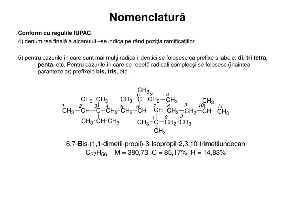 PPT - ALCANI – HIDROCARBURI SATURATE ACICLICE PowerPoint Presentation ...
