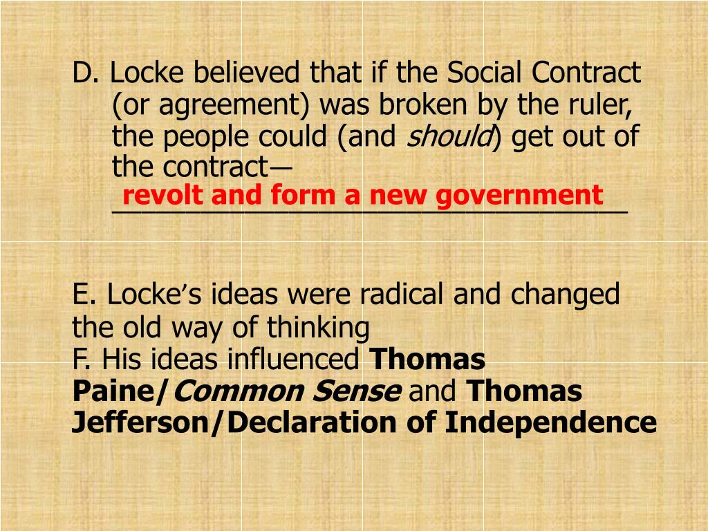 PPT - John Locke ’ s Theory of Government — philosopher from England ...