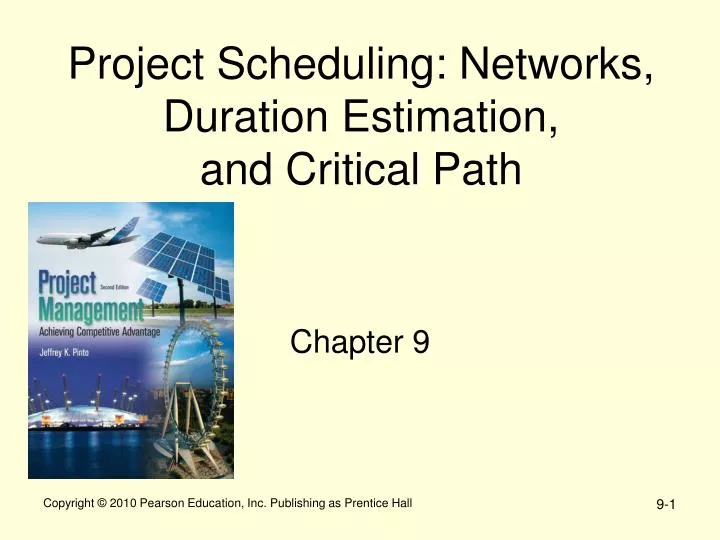 PPT - Project Scheduling: Networks, Duration Estimation, and Critical ...