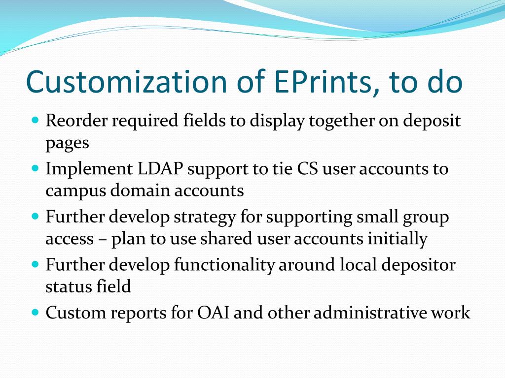 PPT - EPrints as the Cardinal Scholar Institutional Repository at Ball ...