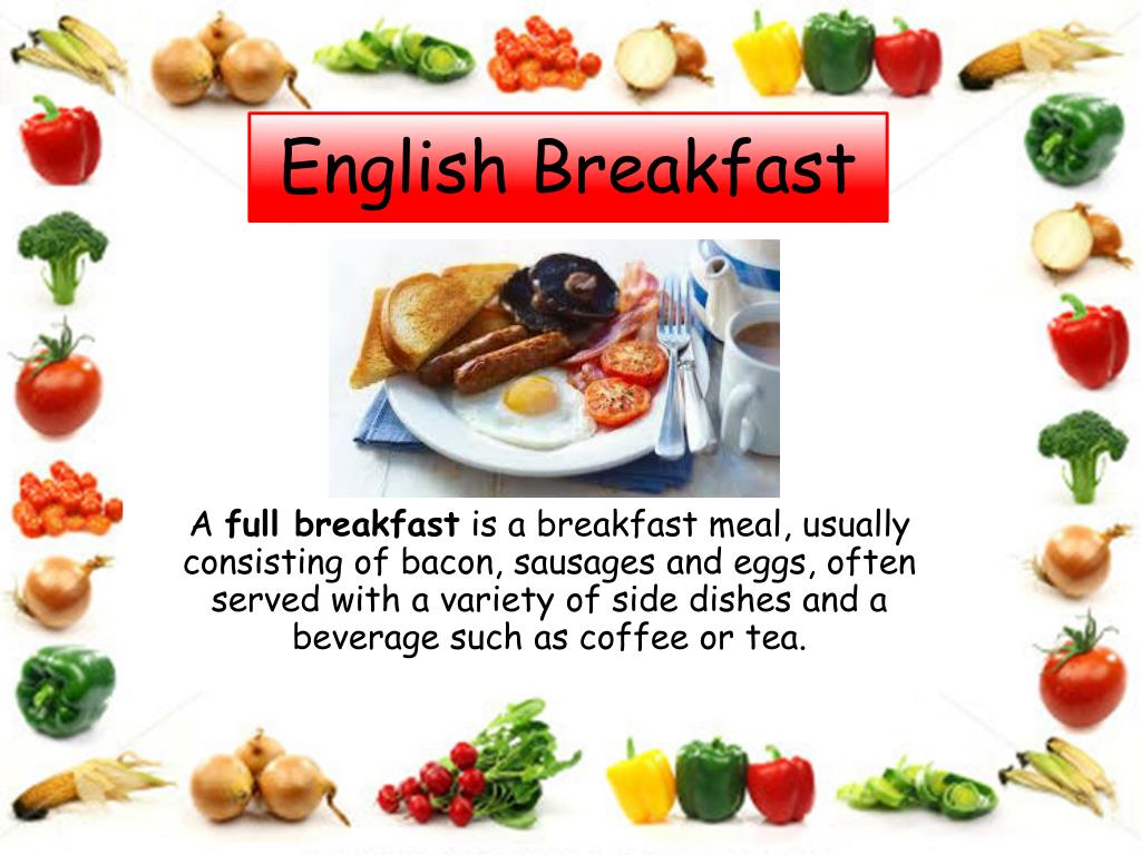 PPT - Traditional Meals from England PowerPoint Presentation, free ...