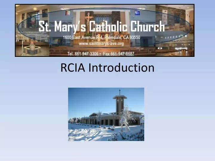 PPT - RCIA Introduction PowerPoint Presentation, free download - ID:2639430