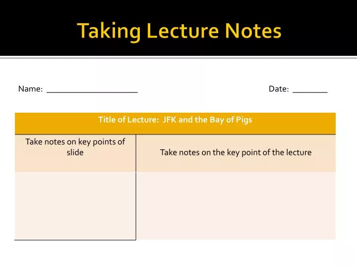 PPT - Taking Lecture Notes PowerPoint Presentation, free download - ID ... PPT - Taking Lecture Notes PowerPoint Presentation, free download - ID ...