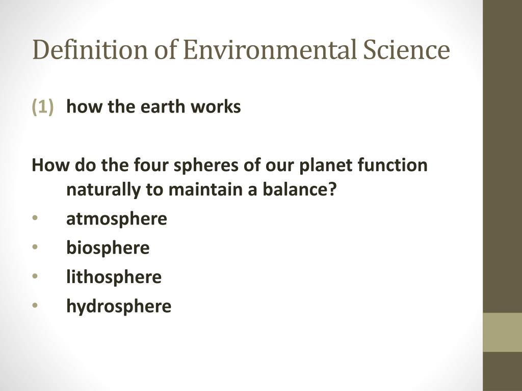 PPT - Introduction to Environmental Science PowerPoint Presentation ... PPT - Introduction to Environmental Science PowerPoint Presentation ...