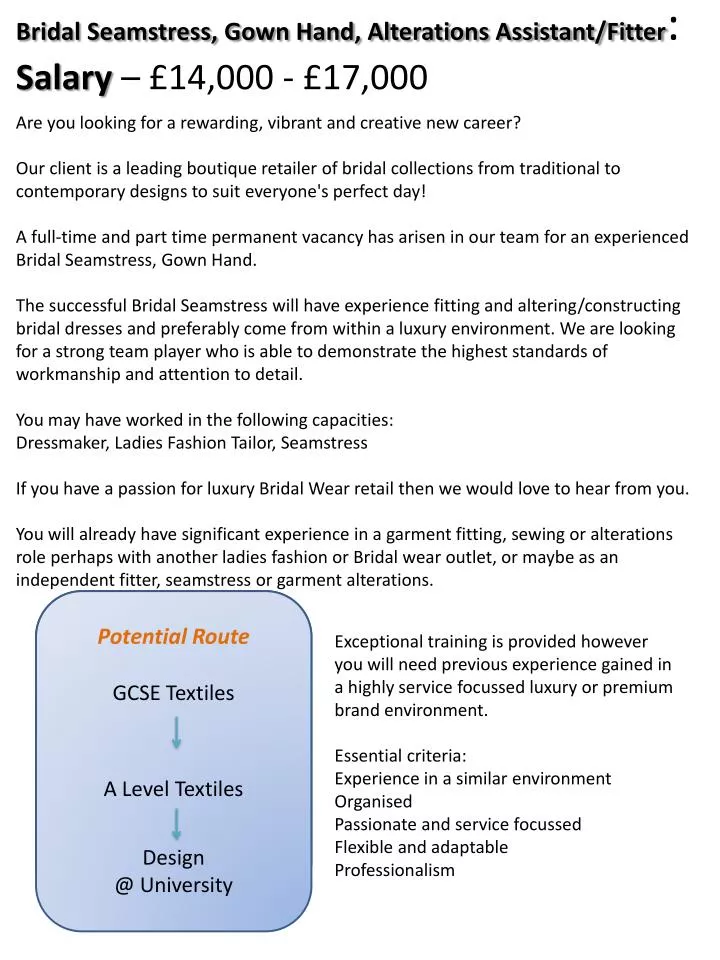 PPT - Potential Route GCSE Hospitality PowerPoint Presentation, free ...