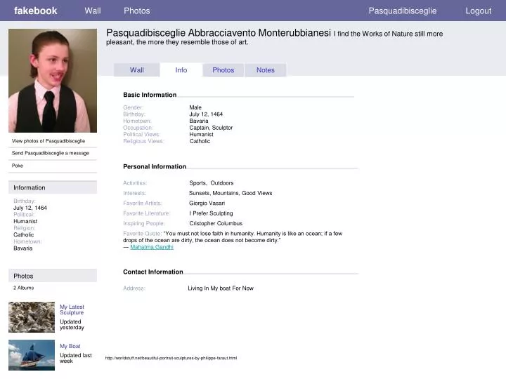 PPT - fakebook PowerPoint Presentation, free download - ID:2640168