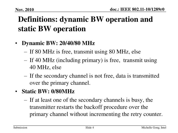 PPT - RTS/CTS Operation for Wider Bandwidths PowerPoint Presentation ...