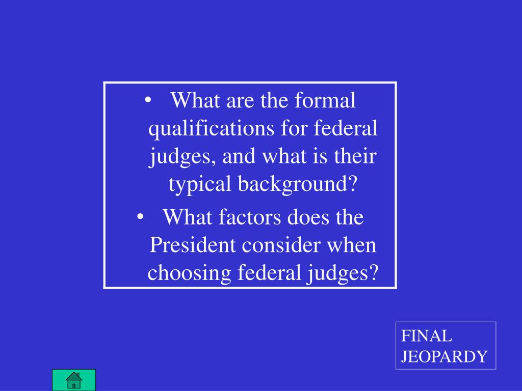 PPT - AP Government Jeopardy – Judiciary, Budget, and Policy PowerPoint ...
