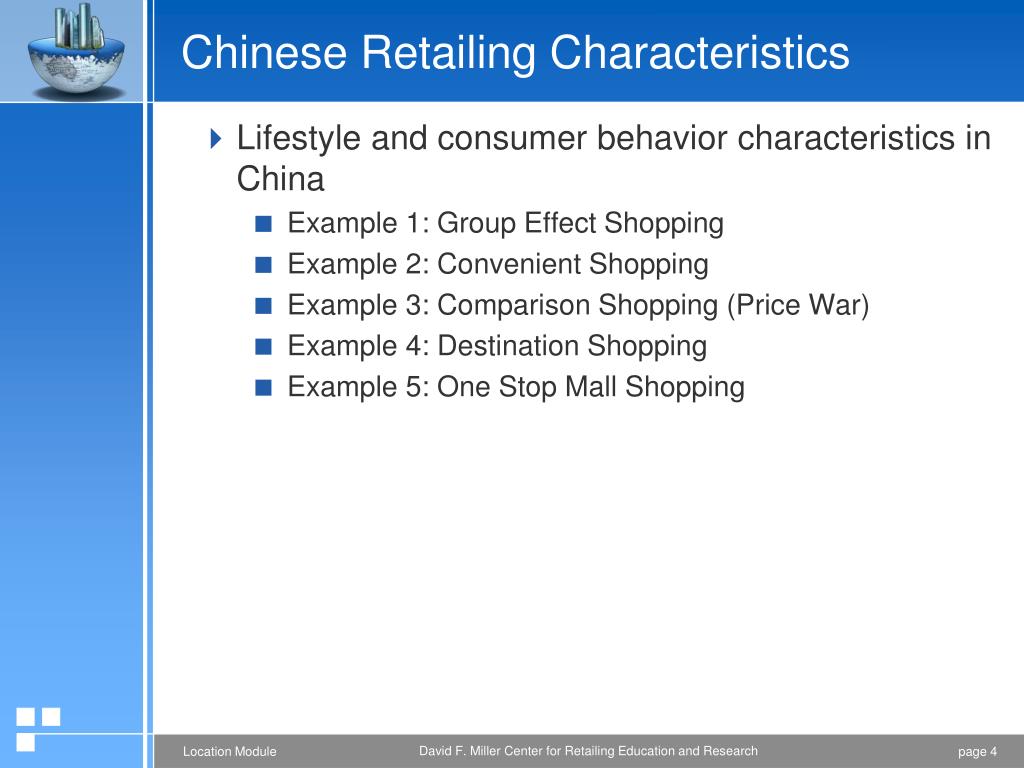 PPT - Locations in Chinese Retail Industry PowerPoint Presentation ...