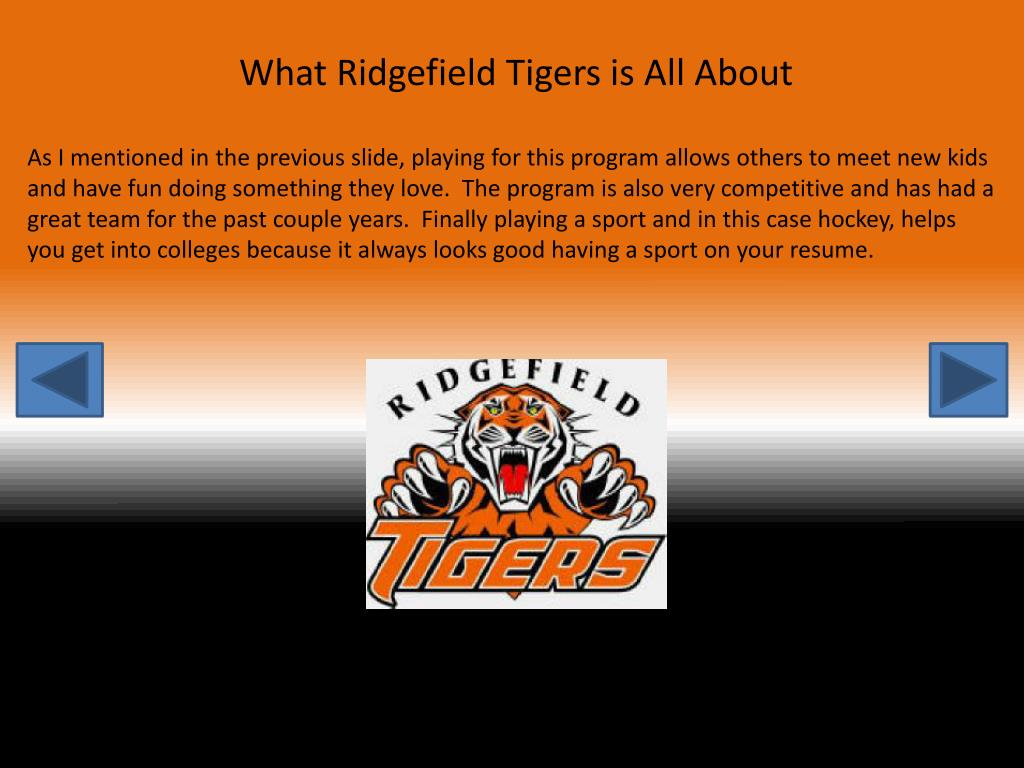 PPT - Ridgefield Tigers Hockey PowerPoint Presentation, free download ...