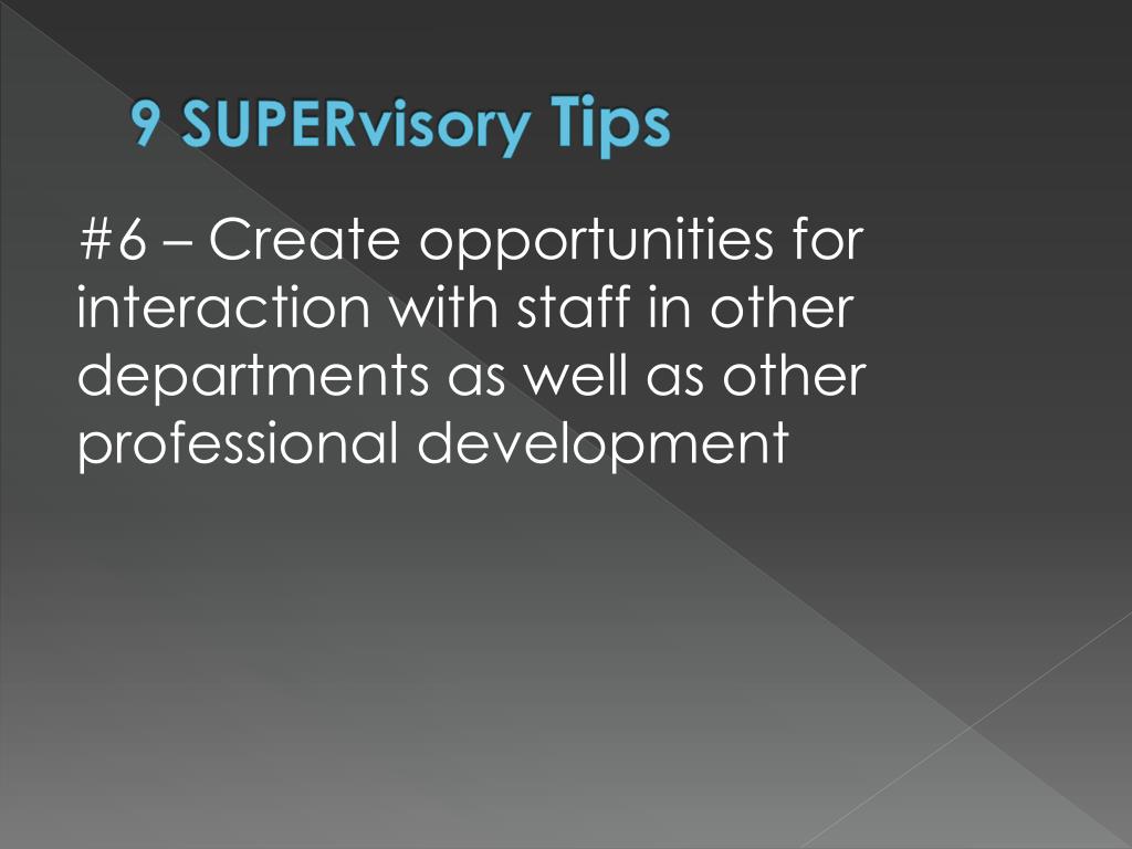 PPT - Fostering Student Success by Leading Staff: The Art of ...