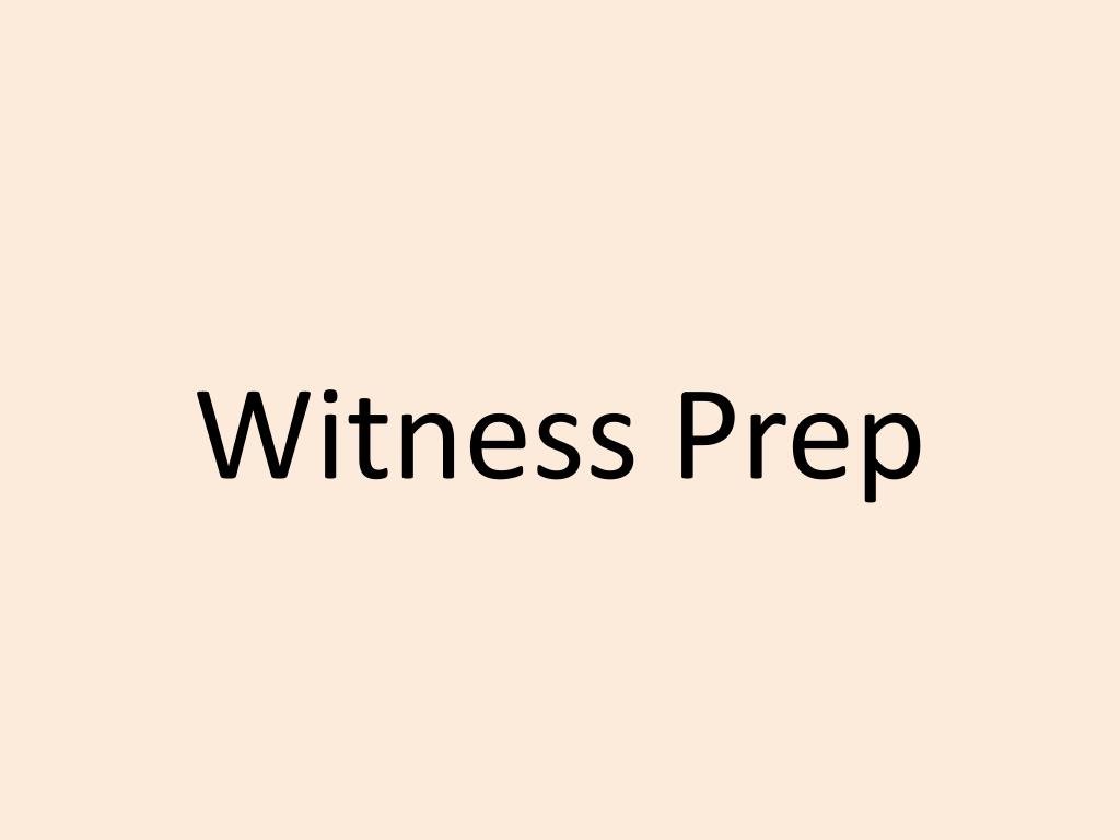 PPT - Going to Trial, God Forbid! Artifacts, Trial Notebooks and ...