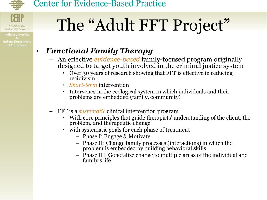 PPT - New Initiatives Supporting Offender Reentry: Functional Family ...