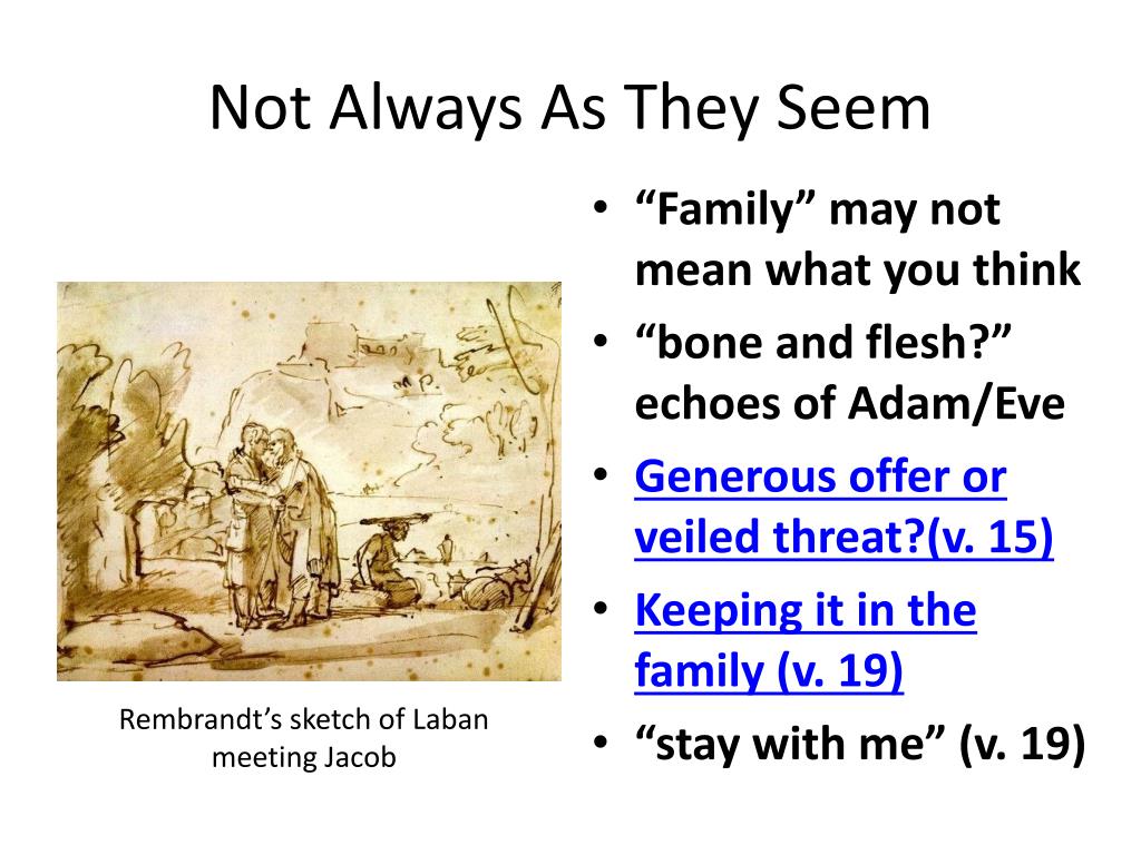 PPT - TOGETHER WITH THEIR PARENTS Rachel Leah Bat- Laban and Jacob Ben ...