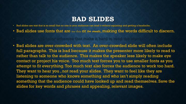 PPT - Good Slides, PowerPoint Presentation - ID:2642766