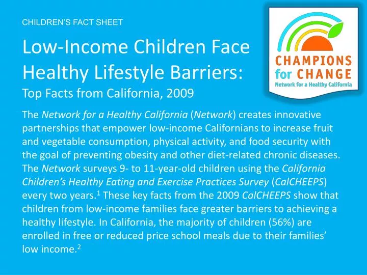PPT - CHILDREN’S FACT SHEET PowerPoint Presentation, free download - ID ...