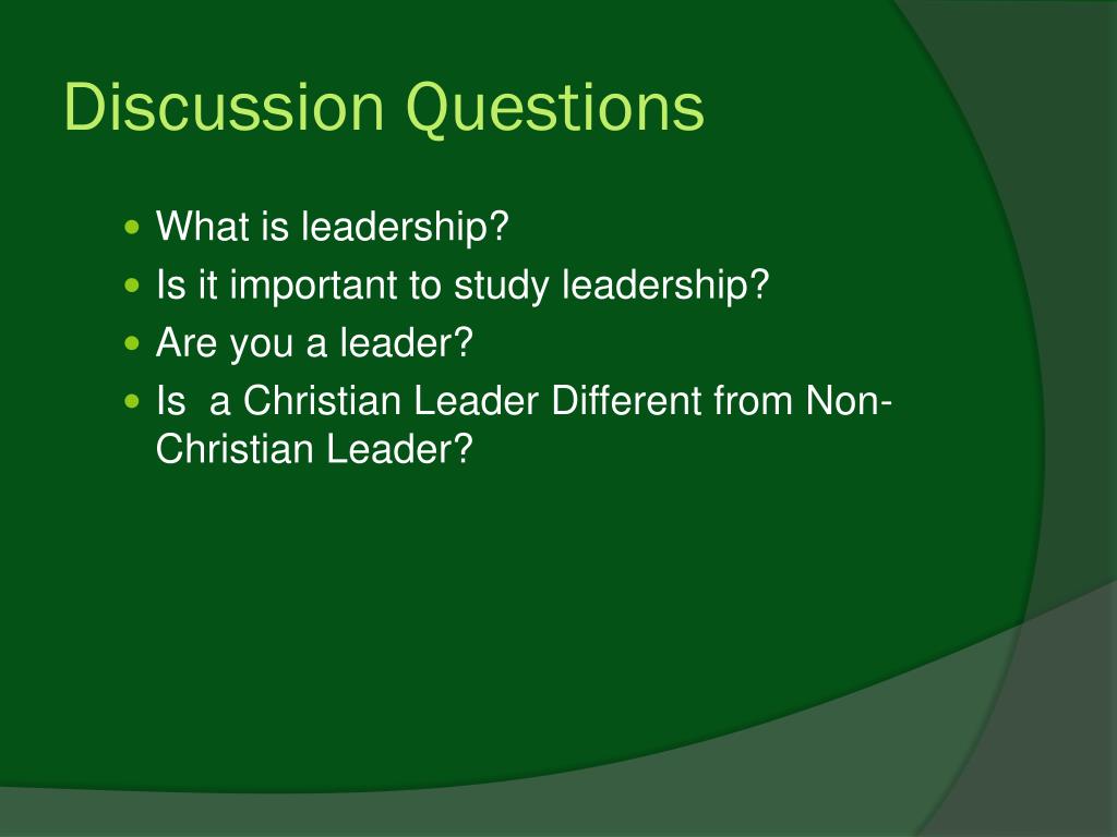 PPT - Being Leaders: The Nature of Authentic Christian Leadership ...