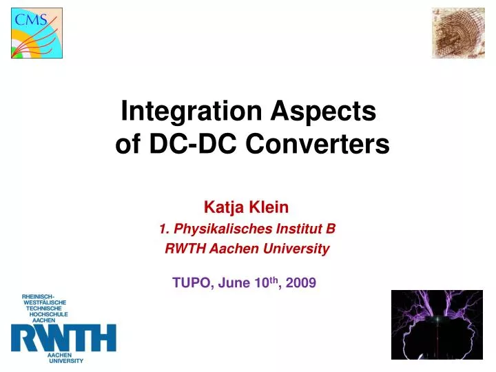 PPT - Integration Aspects of DC-DC Converters PowerPoint Presentation ...