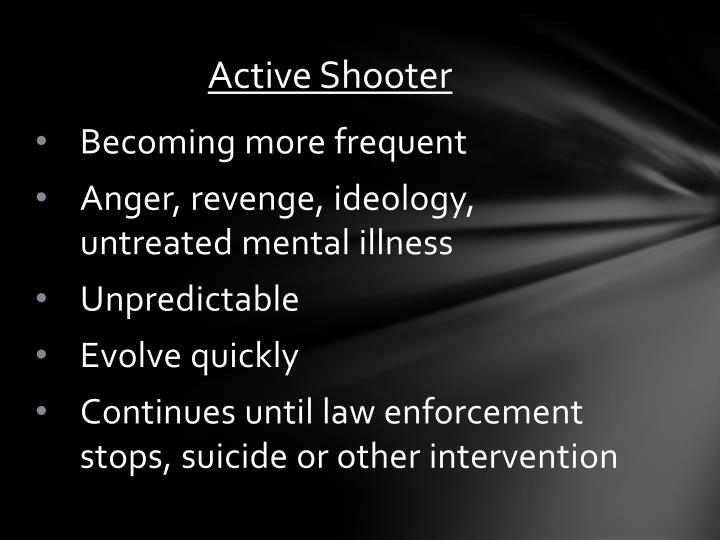 PPT - Active Shooter in the Workplace PowerPoint Presentation - ID:2643875