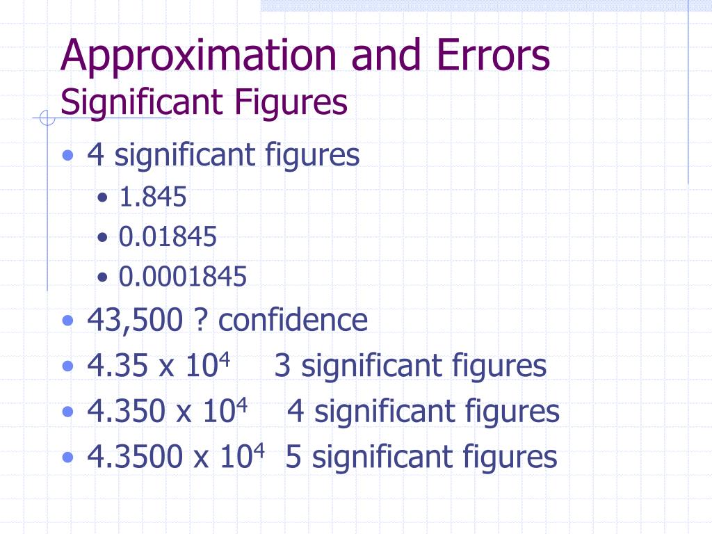 PPT - NUMERICAL ERROR Student Notes PowerPoint Presentation, free ... PPT - NUMERICAL ERROR Student Notes PowerPoint Presentation, free ...