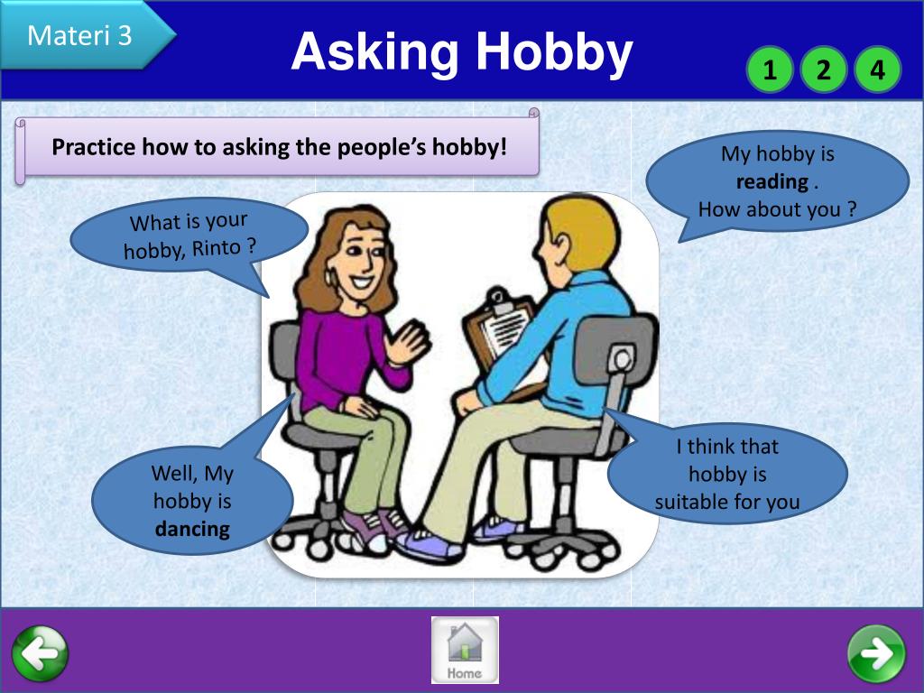 PPT - Seri Belajar Bahasa inggris Pertemuan VII Hobbies PowerPoint ...