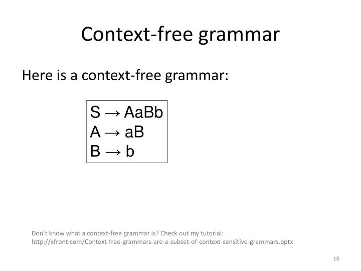 PPT - Transforming Context-Free Grammars to Chomsky Normal Form ...