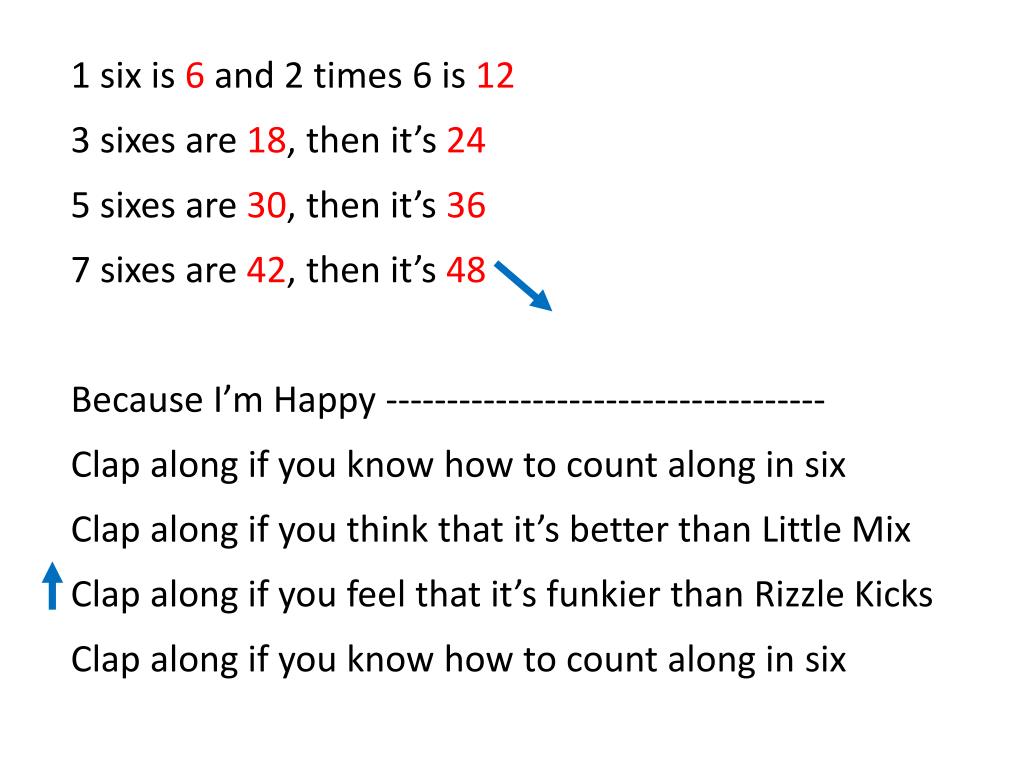 PPT - Happy Counting Song: Learn Multiplication with Fun Chorus ...