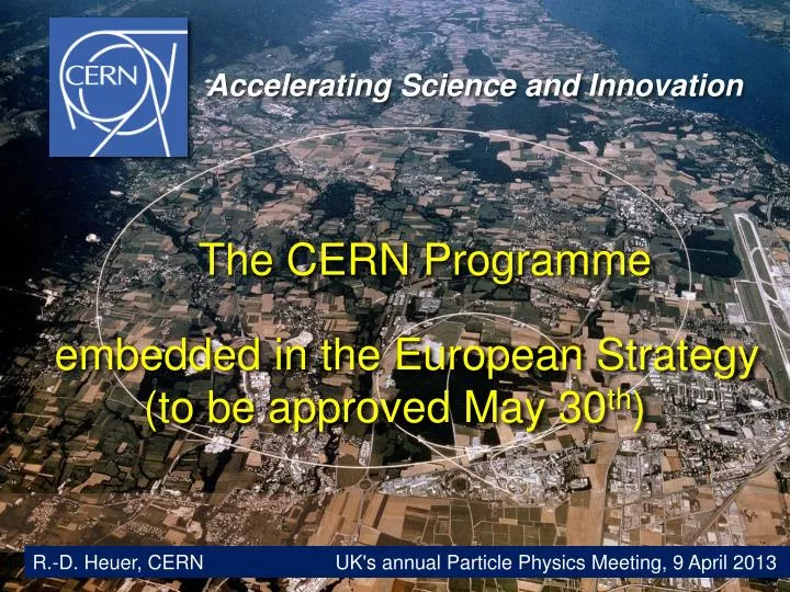 PPT - The CERN Programme PowerPoint Presentation, free download - ID ...