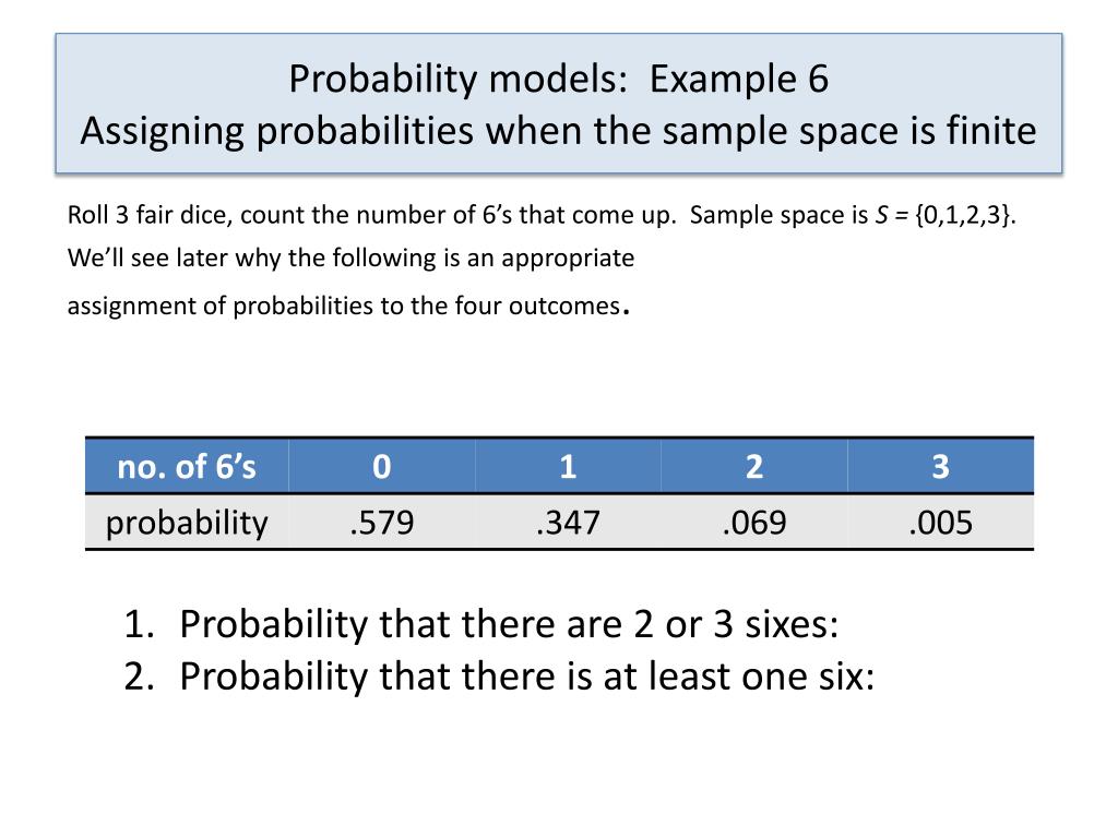 PPT - Probability models PowerPoint Presentation, free download - ID ...