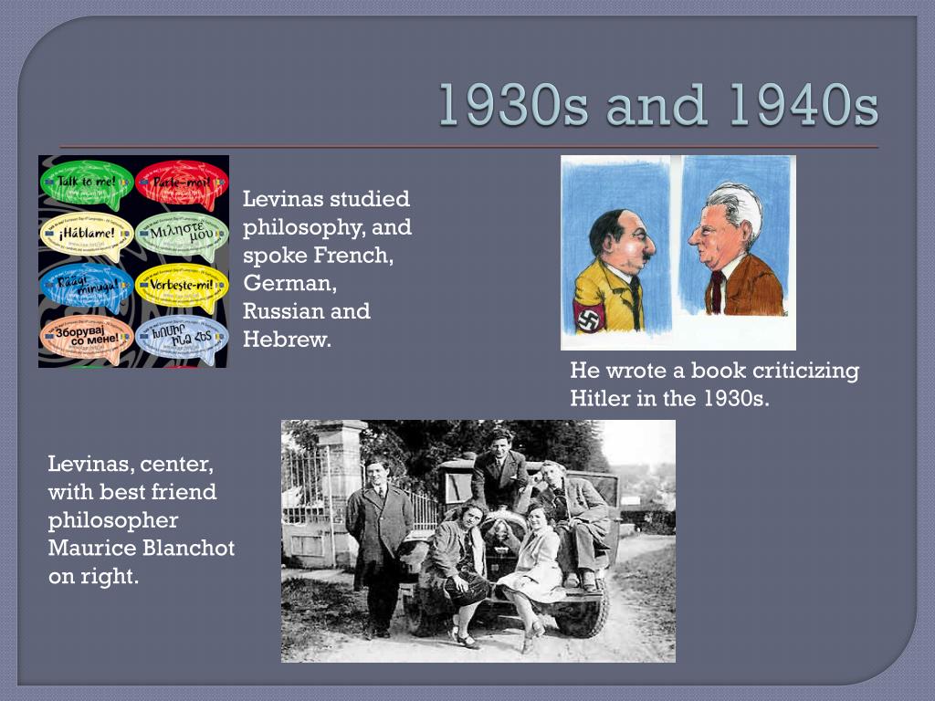 PPT - Emmanuel Levinas : An Ethics of the Face PowerPoint Presentation ...