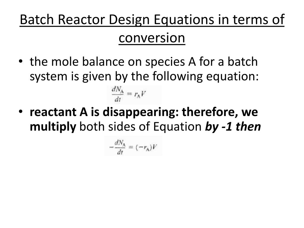 PPT - Conversion and Reactor Sizing PowerPoint Presentation, free ... PPT - Conversion and Reactor Sizing PowerPoint Presentation, free ...