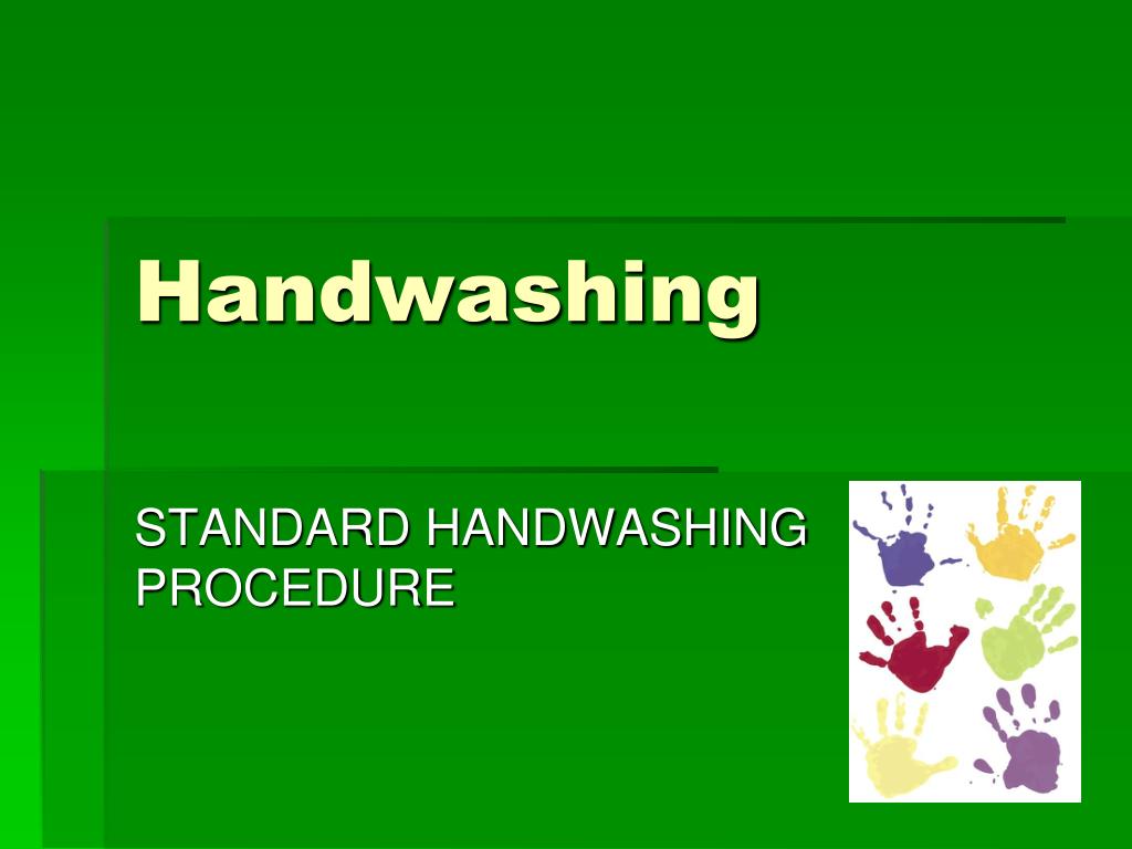 Ppt Handwashing Powerpoint Presentation Free Download Id 2646832