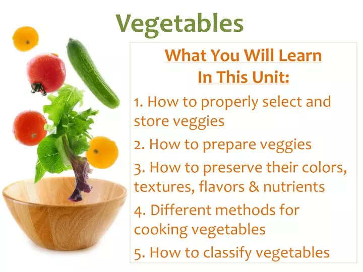 PPT - Vegetables PowerPoint Presentation, free download - ID:2647464