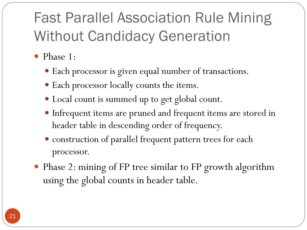PPT - Parallel Association Rule Mining PowerPoint Presentation, free ... PPT - Parallel Association Rule Mining PowerPoint Presentation, free ...