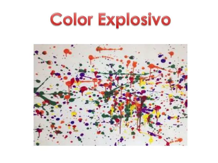 PPT - Color Explosivo PowerPoint Presentation, free download - ID:2647971