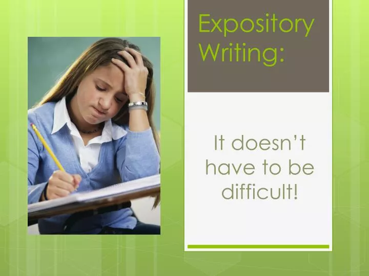 PPT - It doesn’t have to be difficult! PowerPoint Presentation, free ...