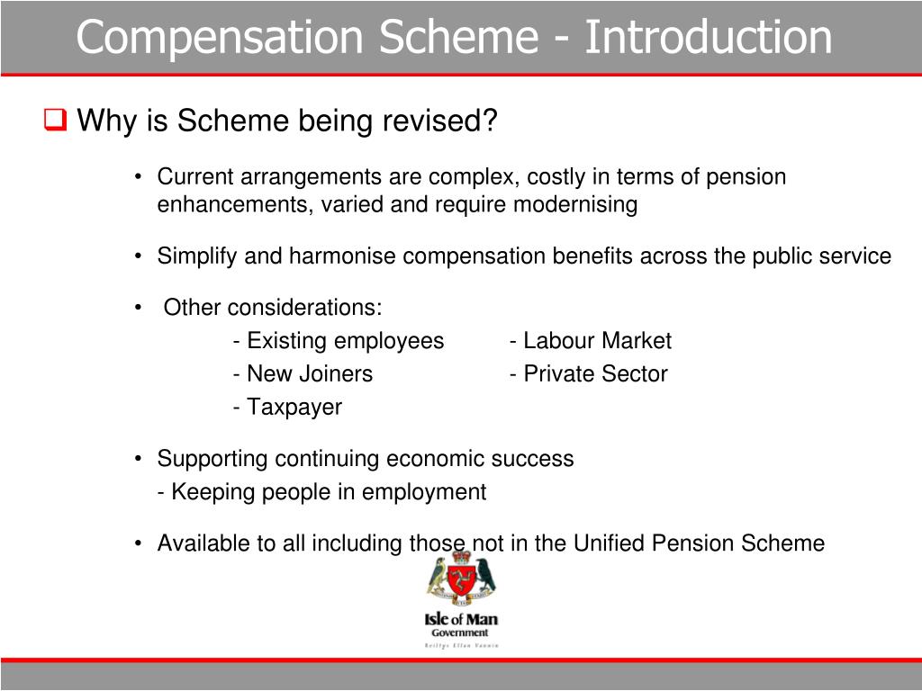 PPT - Public Sector Compensation Scheme 2013 Public Sector Pensions ...