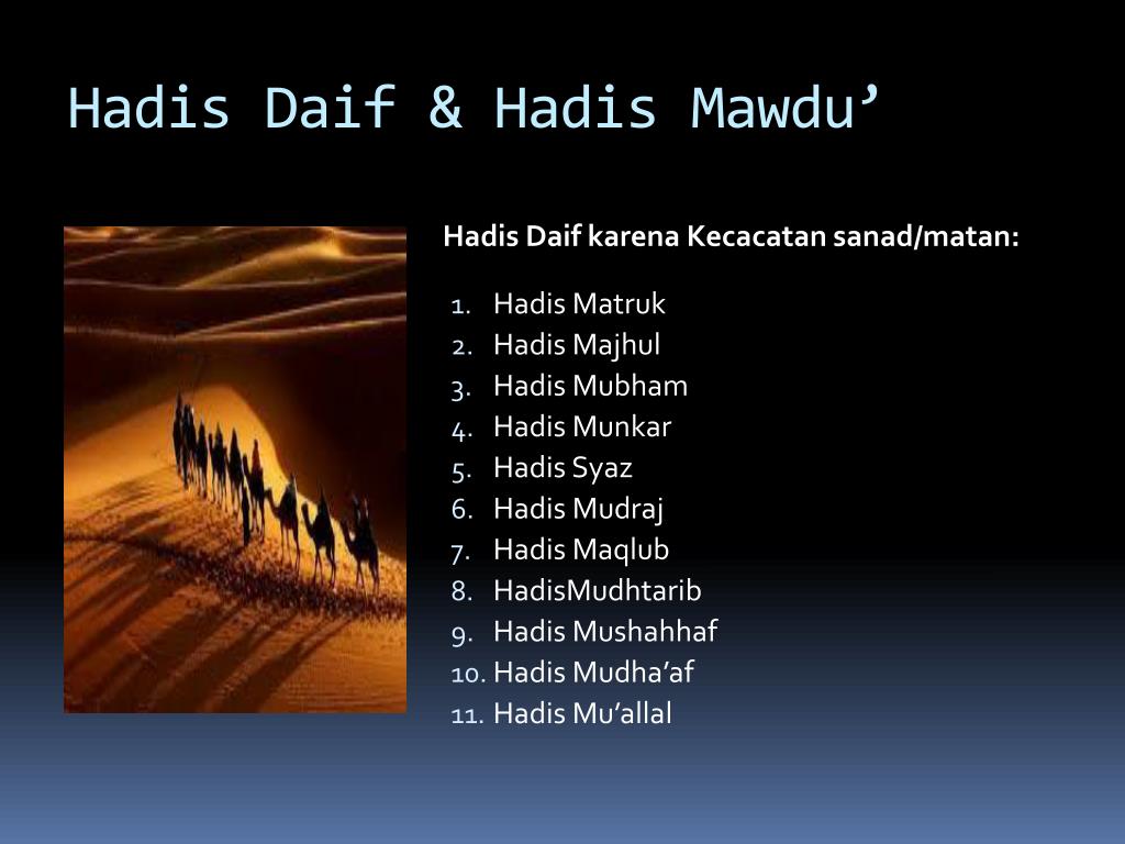 PPT - Wawasan Hadis & metodologinya PowerPoint Presentation, free ...