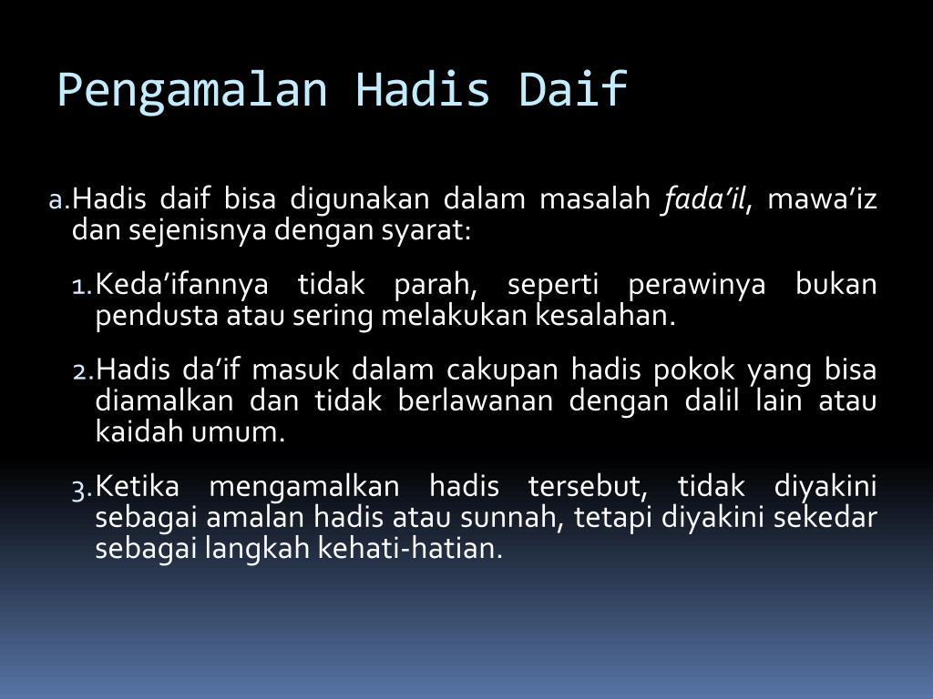 PPT - Wawasan Hadis & metodologinya PowerPoint Presentation, free ...