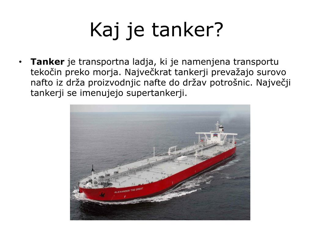 PPT - tanker JAHRE VIKING izdelek iz 4. izpitne enote PowerPoint ...