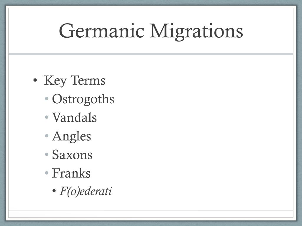 PPT - Germanic Peoples and the Carolingian Renaissance PowerPoint ...