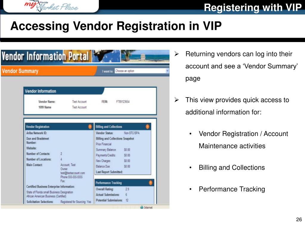 PPT - MyFloridaMarketPlace Vendor Meetings October 15, 2009: “ Overview ...