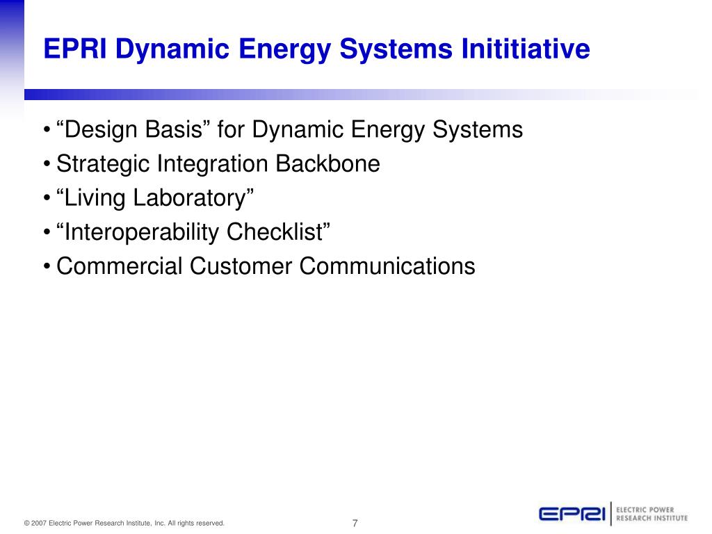 PPT - Applicable EPRI and Other Research to Assist Designs for AMI and ...