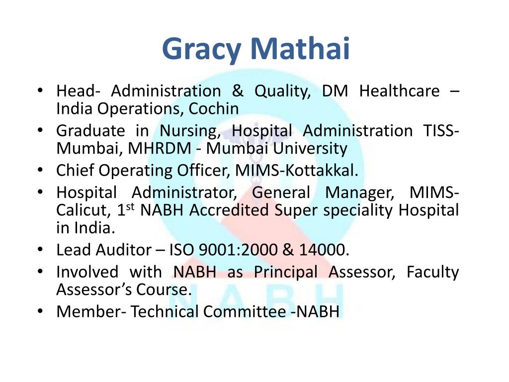 PPT - NABH – Pre-assessment: Opening Meeting Apollo Hospital ...