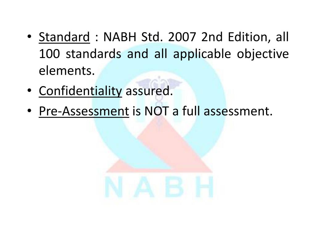 PPT - NABH – Pre-assessment: Opening Meeting Apollo Hospital ...