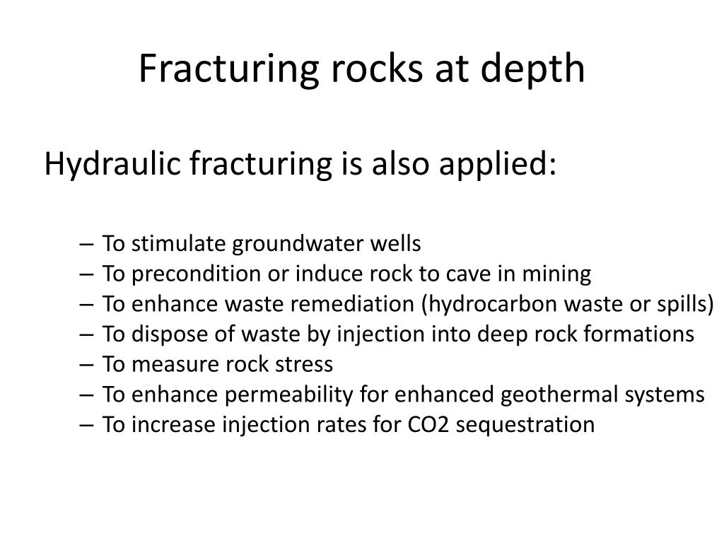 PPT - Hydrofracking for shale gas, oil shale, and geothermal energy ...