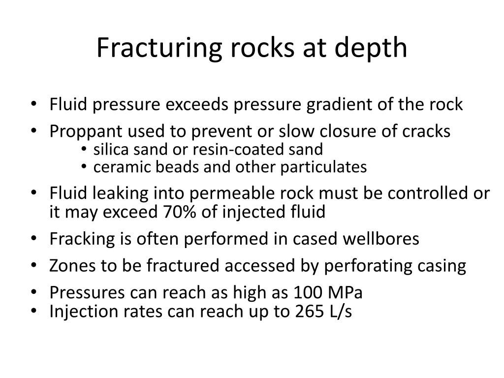 PPT - Hydrofracking for shale gas, oil shale, and geothermal energy ...