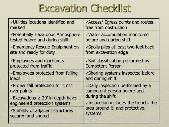 PPT - Excavation & Trenching PowerPoint Presentation - ID:2649888