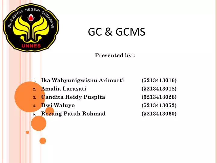 PPT - GC & GCMS PowerPoint Presentation, free download - ID:2649997
